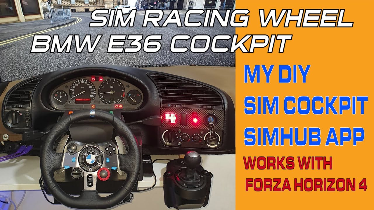 DIY sim dash cockpit setup - FH4 - YouTube