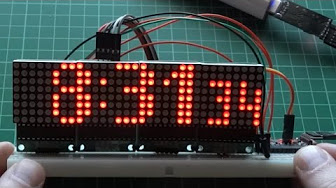 Arduino and MAX7219 Clock Project - YouTube