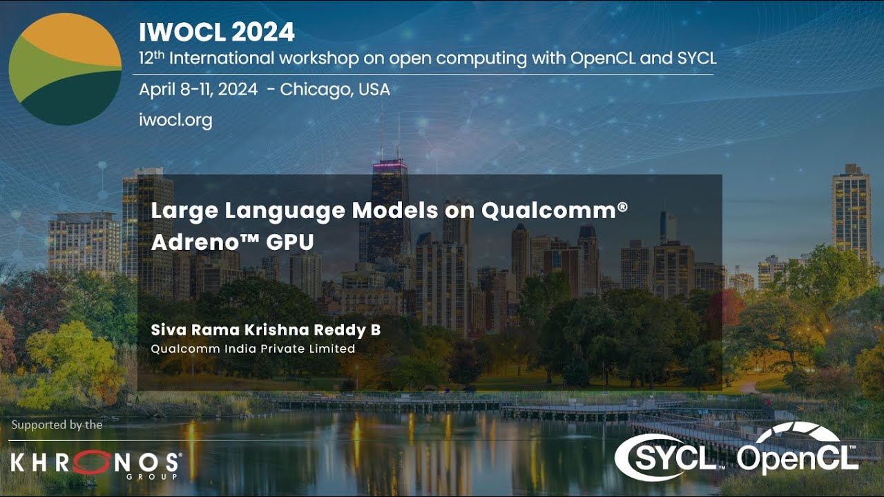 Large Language Models on Qualcomm Adreno GPU - YouTube