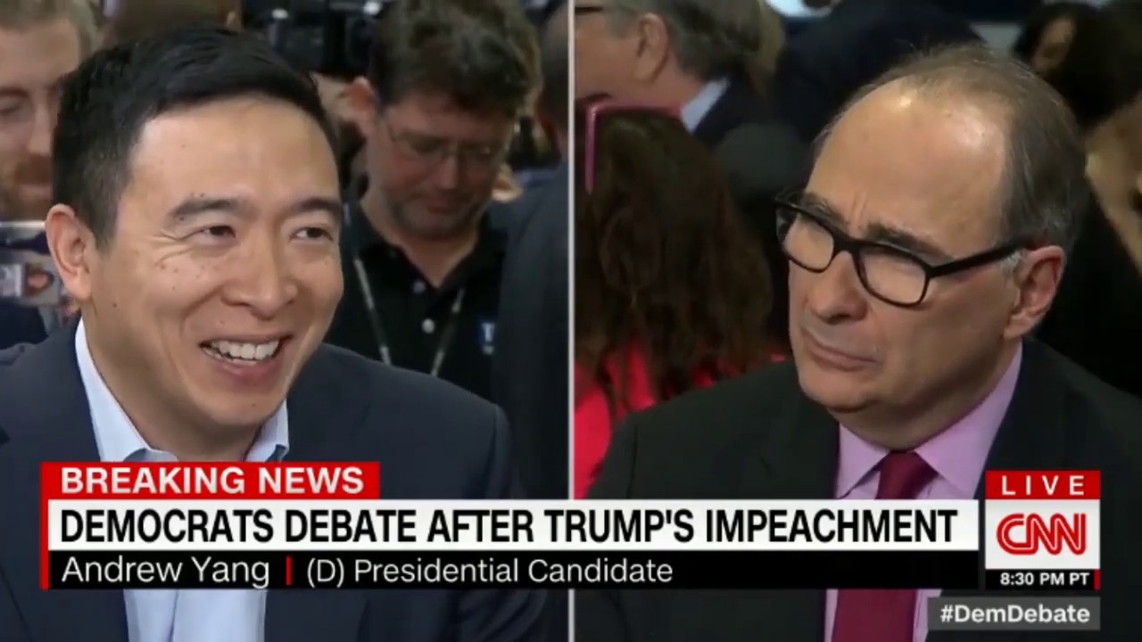 Andrew's Full Post-Debate CNN Interview - December Debate - YouTube