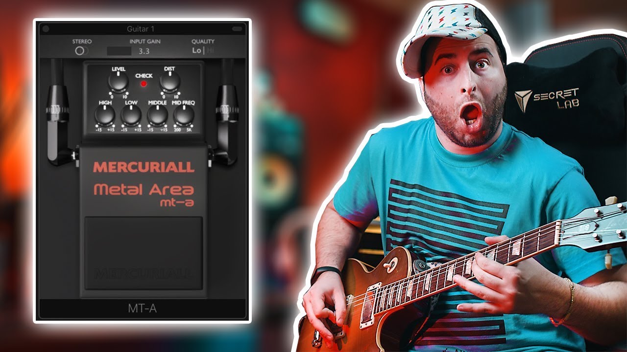 FREE Mercuriall Metal Area MT-A Plugin from BOSS METAL ZONE Pedal - YouTube