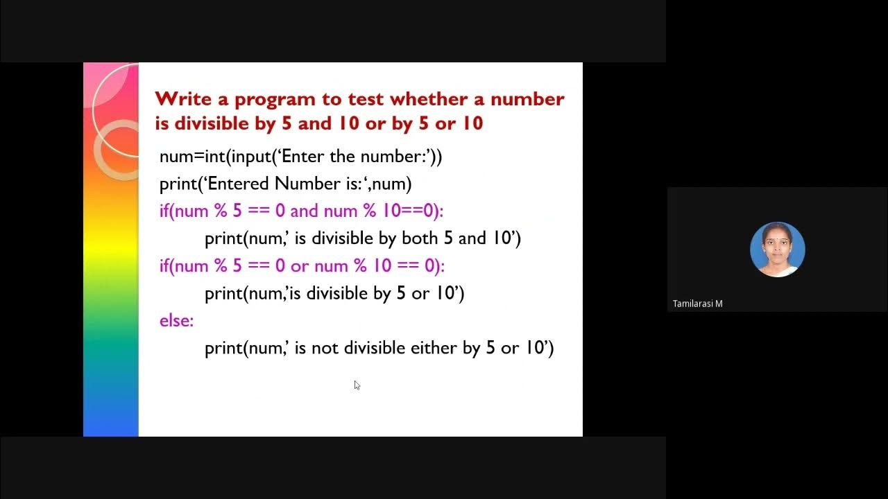 Branching And Looping Statements In Python Youtube