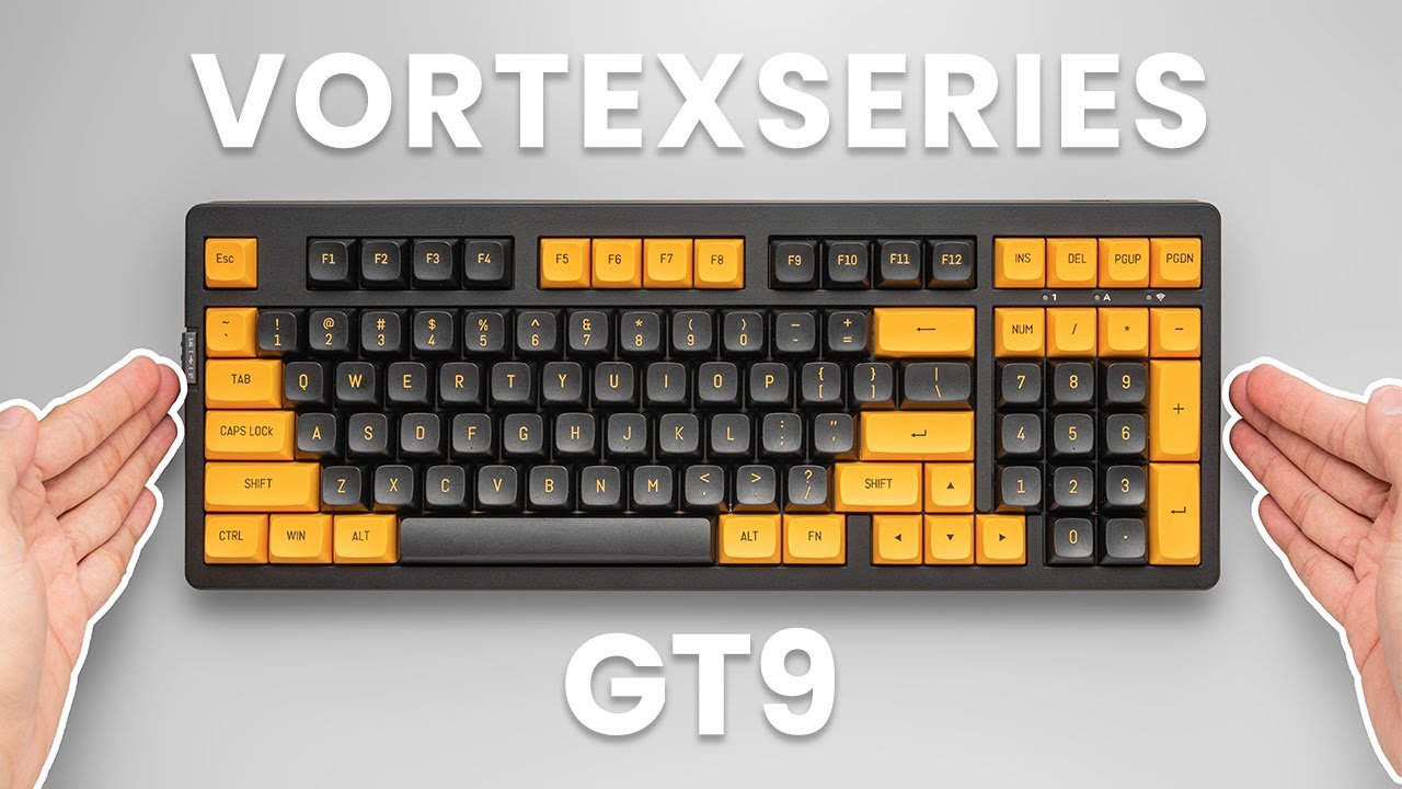 VortexSeries GT9 - Unboxing ASMR & Review + Typing Sound Test (JWK ...