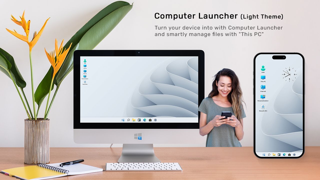 Computer Launcher - Windows 11 launcher - Windows Theme - Light Theme ...