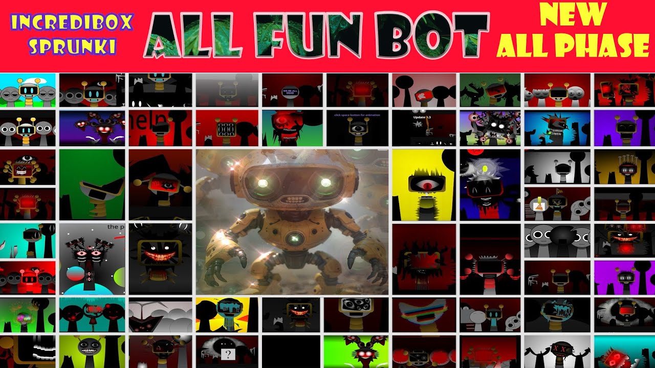 🎵🤖 All Phases of FUNBOT – The Ultimate Evolution! | Incredibox Sprunki ...