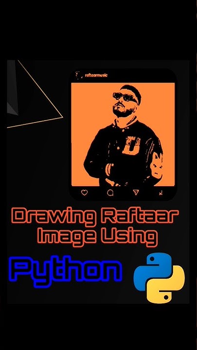 Drawing @raftaarmusic Image Using Python Sketchpy #python #programming ...