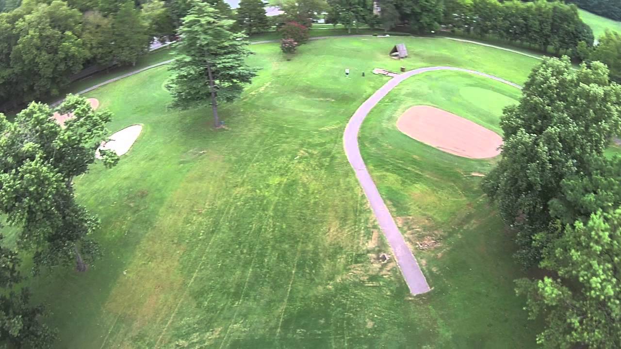 Golfer Tries To Hit DJI Phantom Drone With Golf Ball - YouTube