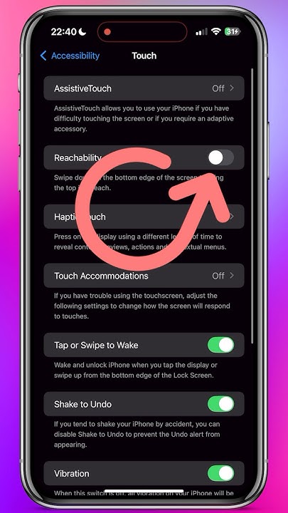 How to Enable One-Handed Mode on iPhone 👆 - YouTube