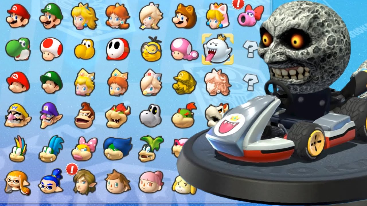 Unbelievable! The Moon Just Shows Up in Mario Kart 8 Deluxe Wave 1 DLC ...