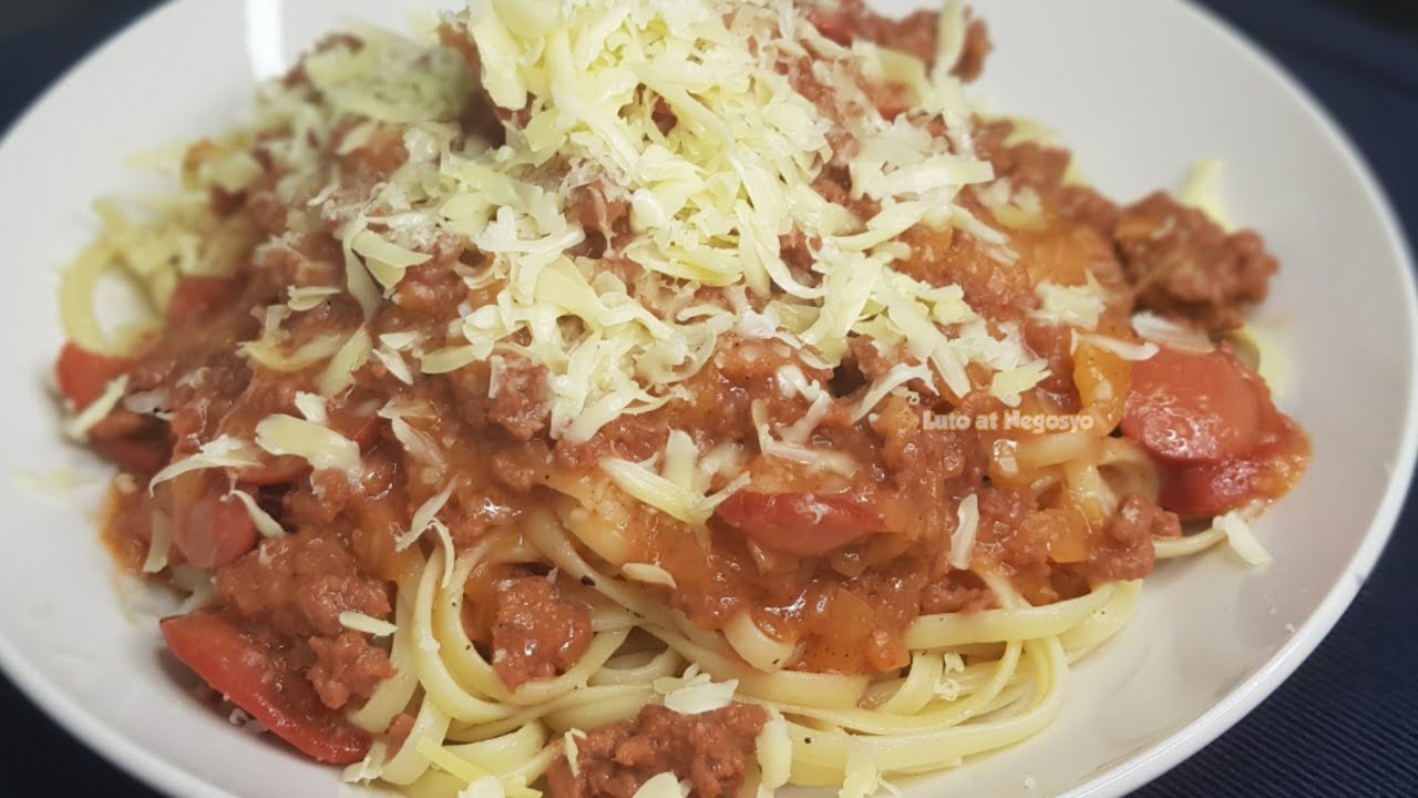 SWEET CREAMY AND MEATY SPAGHETTI | PINOY STYLE SPAGHETTI - YouTube