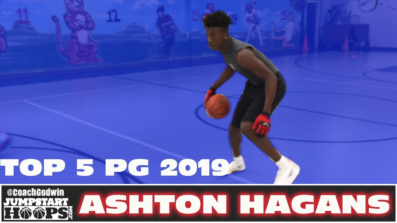 Ashton Hagans (Top 5 PG 2019) Workout | Coach Godwin Ep: 208 - YouTube