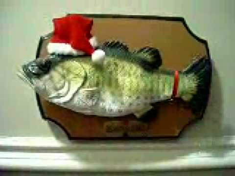 Here we go again Christmas carol fish sings you a song - YouTube