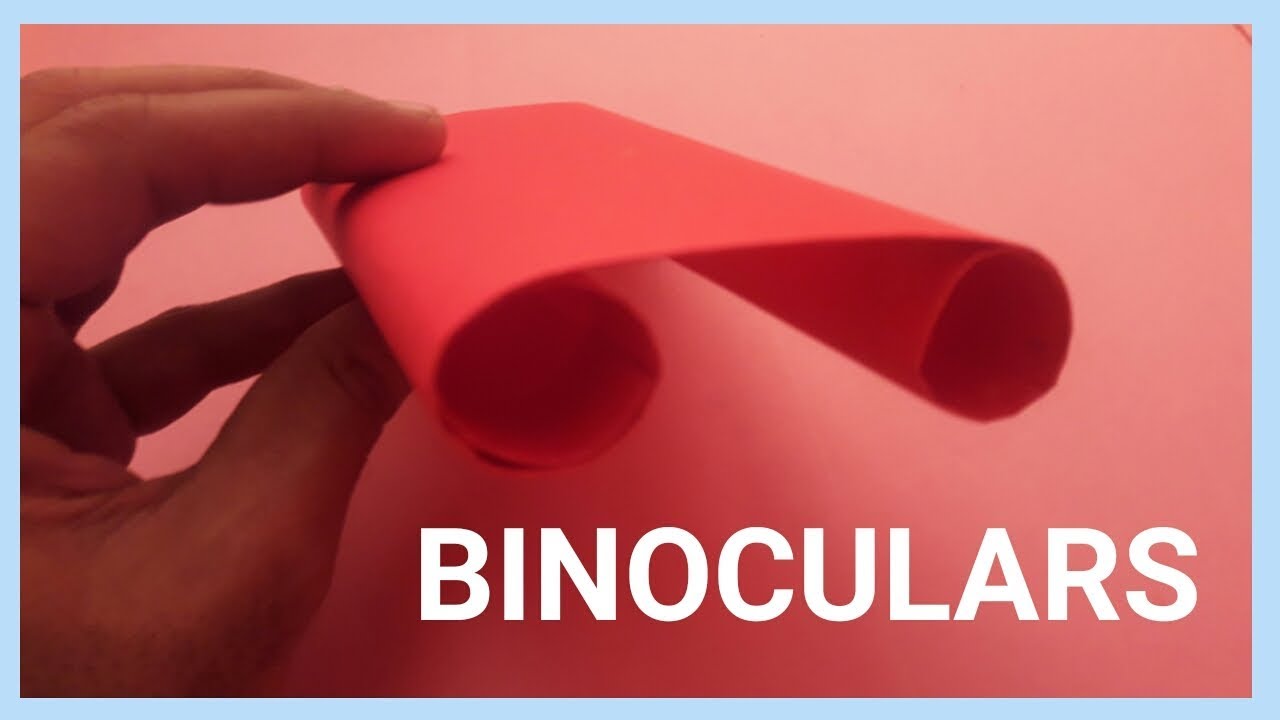 How to Make origami binoculars (toy) by origami world - YouTube