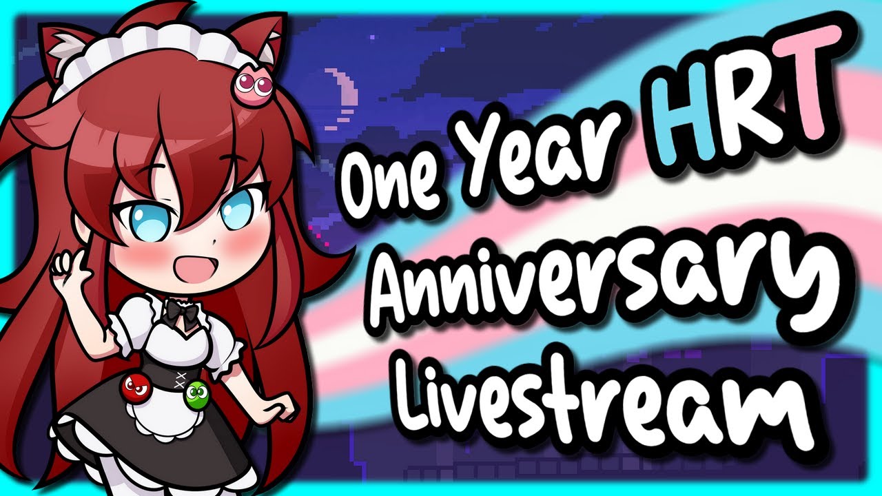My One Year HRT Anniversary Livestream 🏳️‍⚧️ - YouTube