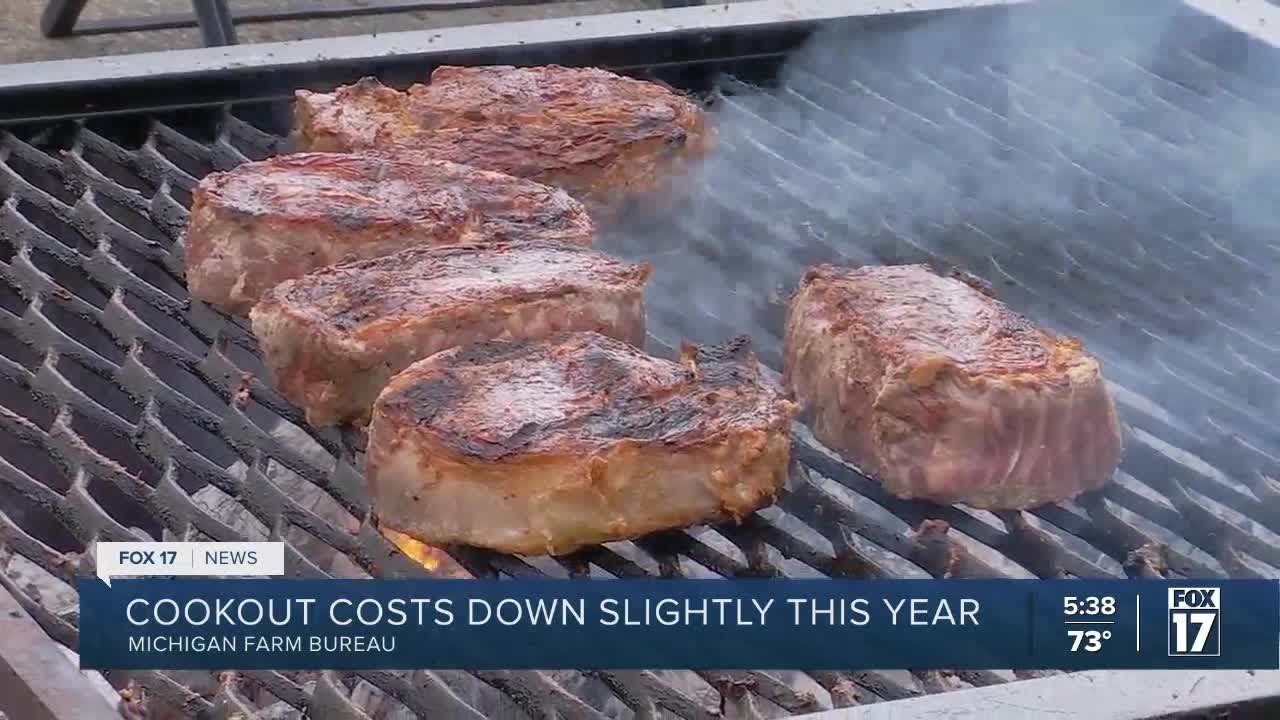 Cookout costs down slightly this year - YouTube
