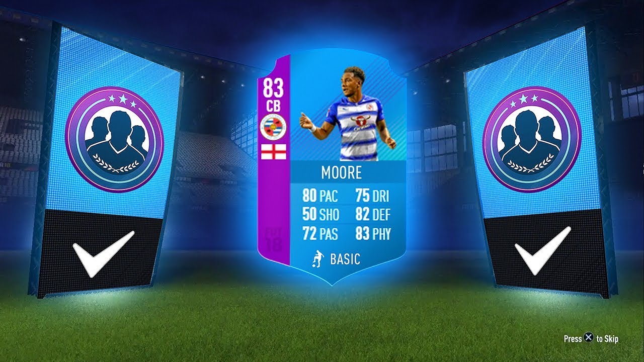 INSANE WALKOUT! - 83 CB MOORE SBC! - FIFA 18 Ultimate Team - YouTube