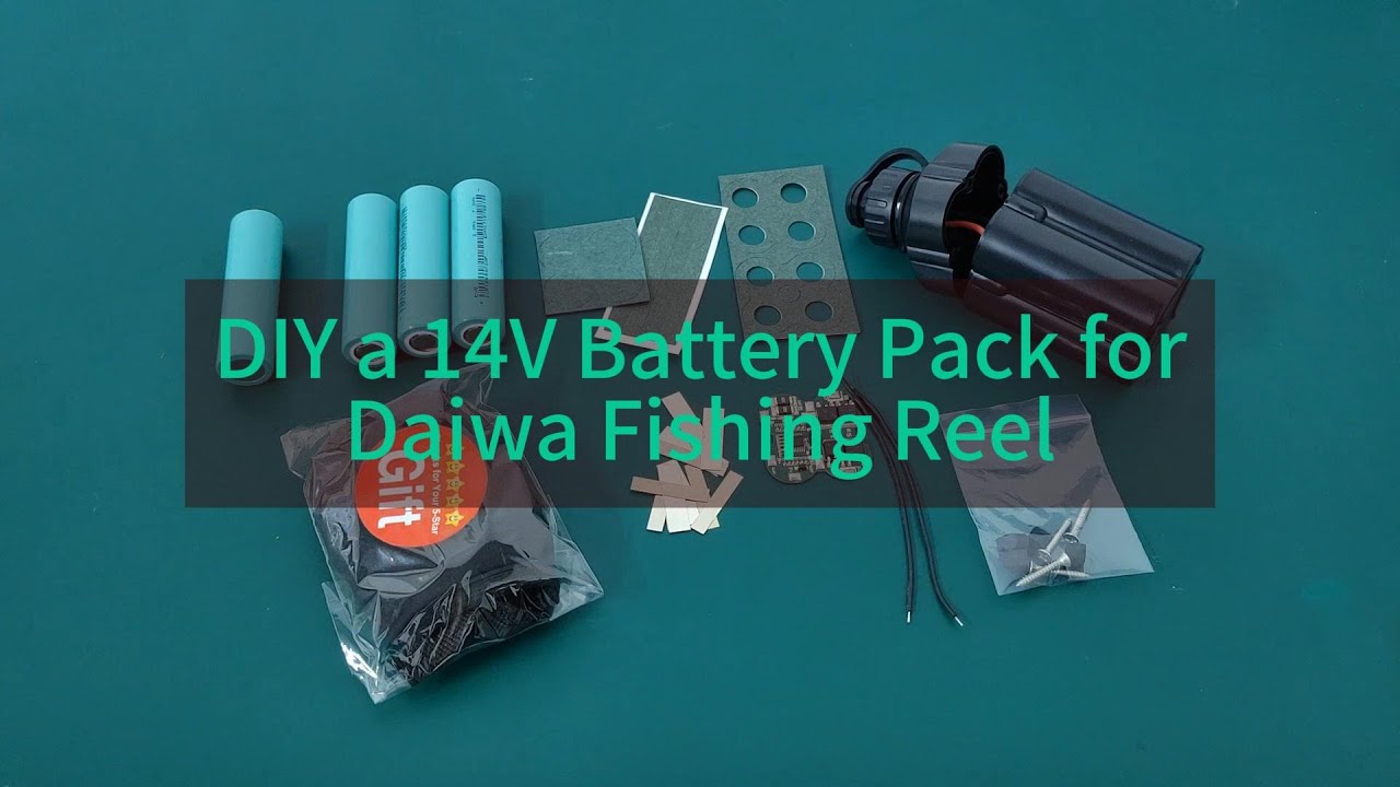 DIY a 14V Battery Pack for Daiwa/Shimano Fishing Reels -1 | Skya Power ...