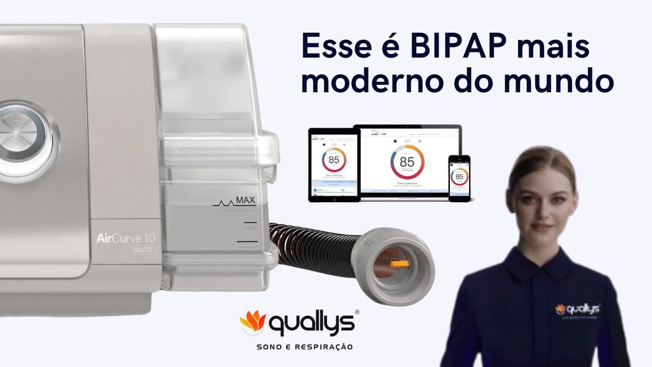 Conheça o VPAP Aircurve 10 Resmed - YouTube