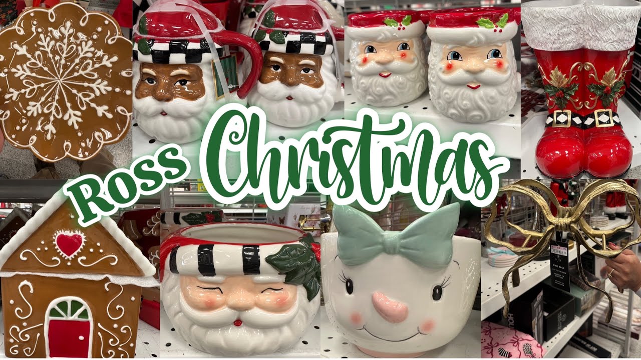 🎄 Ross Christmas 2025 Shop With Me NEW High-End Decor, Reindeer & Santa ...