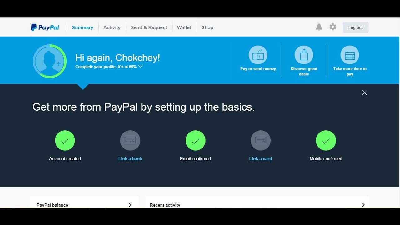 How to create full 100% Paypal Account Tutorial #2 - Part 1(Phone ...