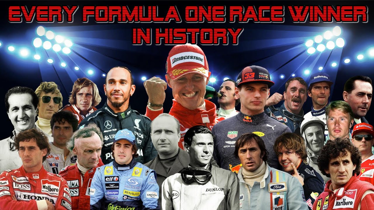 EVERY FORMULA ONE RACE WINNER IN HISTORY ! | 1125 Races ! (1950 - 2024 ...
