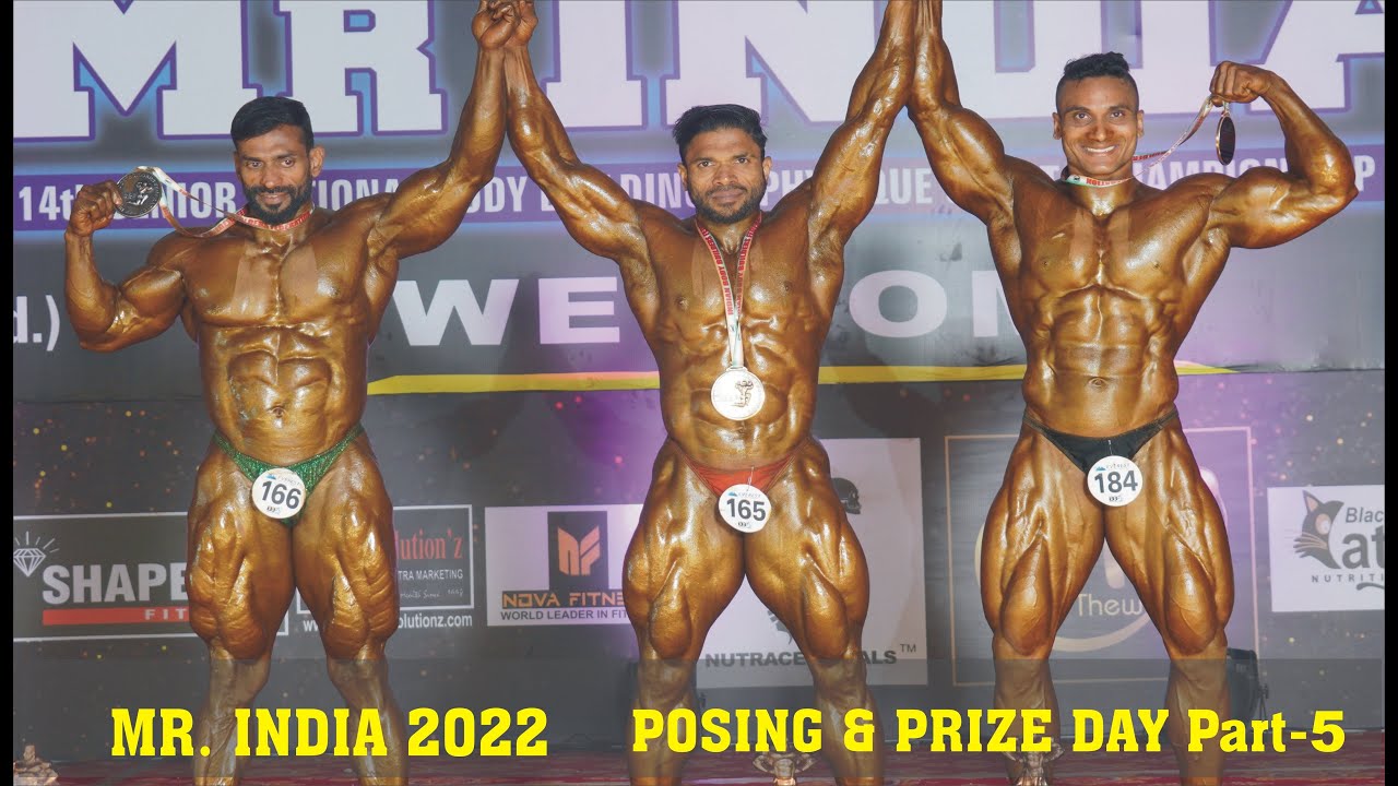 Posing & Prize Day Part-5 Glimpses Video IBBF Mr. India 2022 - YouTube