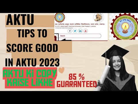 HOW to write copies in aktu|how to pass in aktu|aktu mai number lane la sbse Asaan treeka|AKTU ...