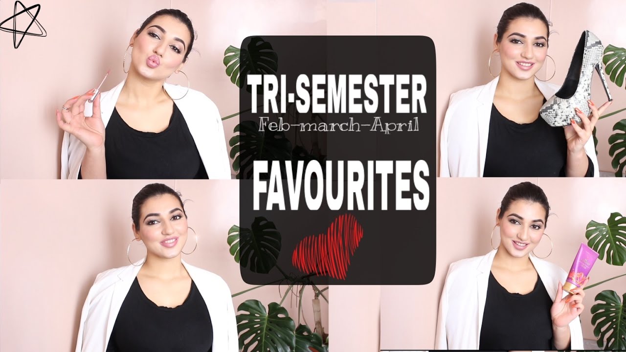 FAVOURITES VIDEO | TRI SEMESTER FAVOURITES | VISHAKHA THAKUR - YouTube