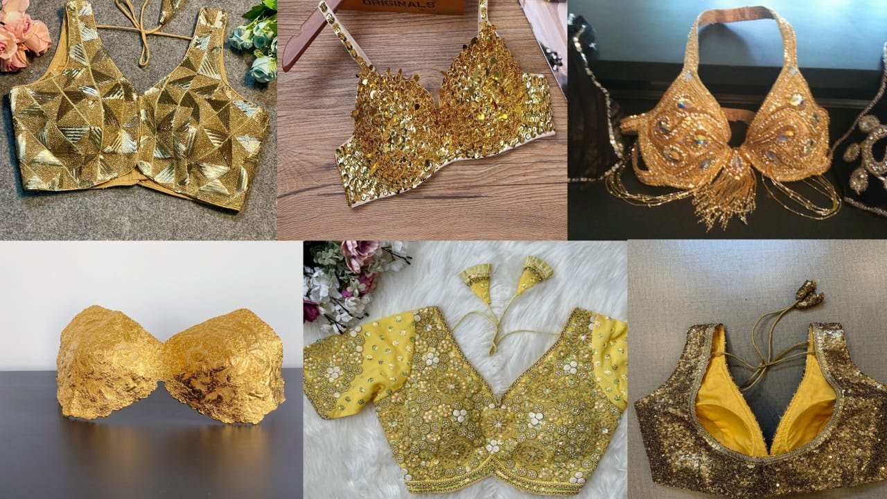 gold bra design/gold bra chain/luxury Gold Bra/1 Million Dollars Gold ...