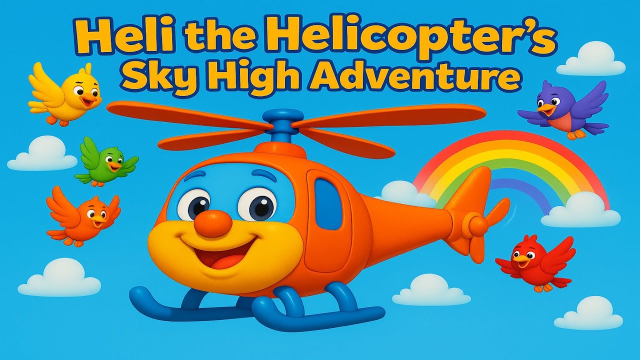 Helicopter Song for Kids | Nursery Rhymes | Learn About Flying and ...