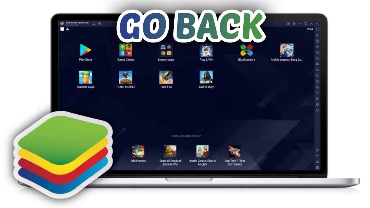 How to Go Back on Bluestacks - YouTube
