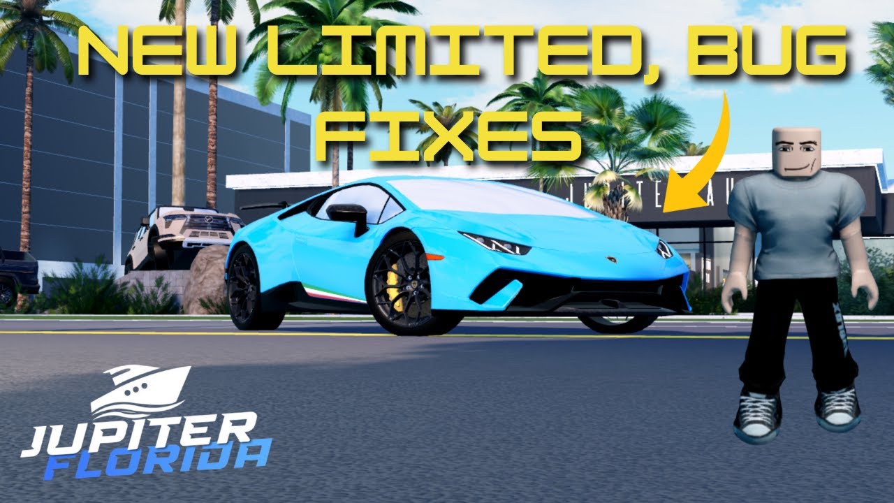 Jupiter Florida Beta update (New Lambos/BMW bike Bug fixed). - YouTube