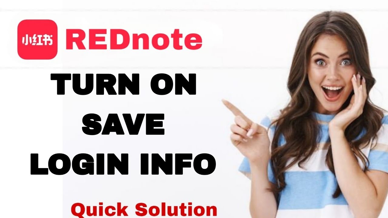 How To Turn On Save Login Info On REDnote App For Iphone | Step By Step ...