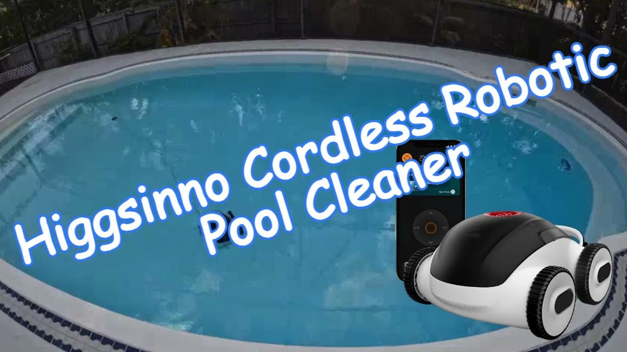 Higgsinno ezSpirit01 Cordless Robotic Pool Cleaner, Quick Review - YouTube