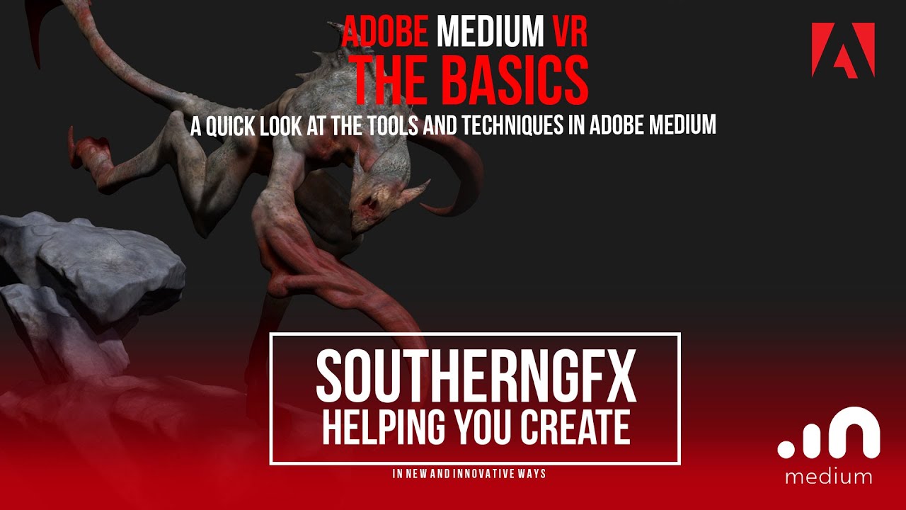 Adobe Medium (Virtual Reality Sculpting Basics) - YouTube