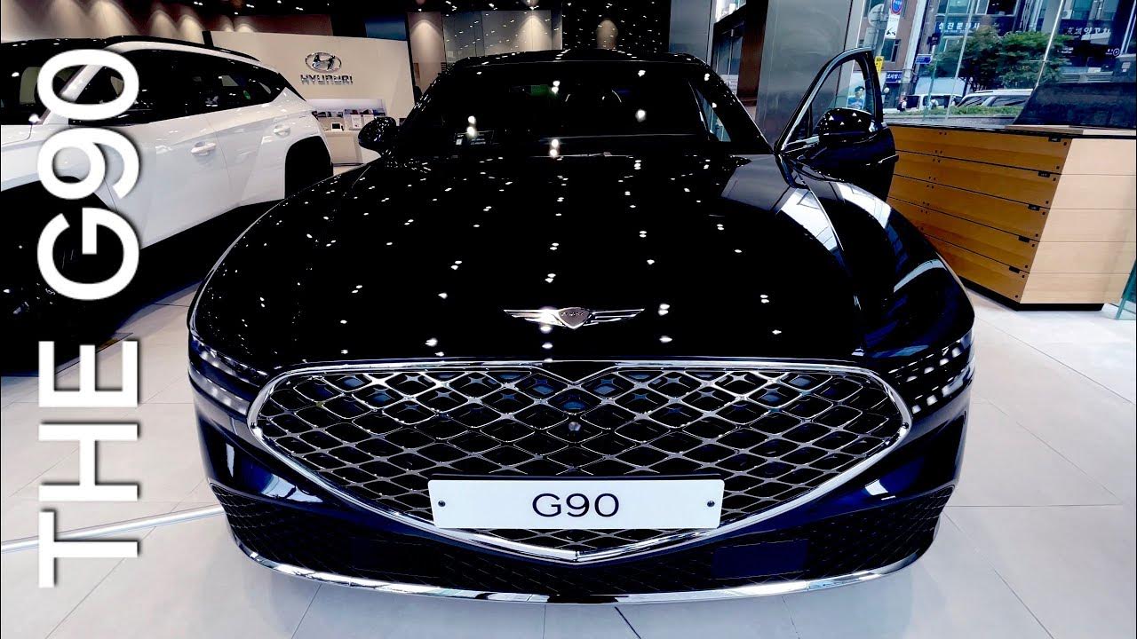 GENESIS G90 | Capri Blue | Quick Walk-around. #제네시스g90 #genesisg90 #g90 - YouTube