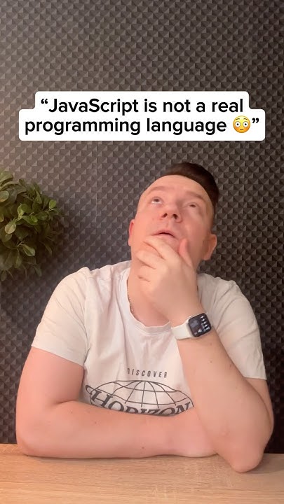 JavaScript is not a real programming language #developer #coding #programmer #javascript - YouTube
