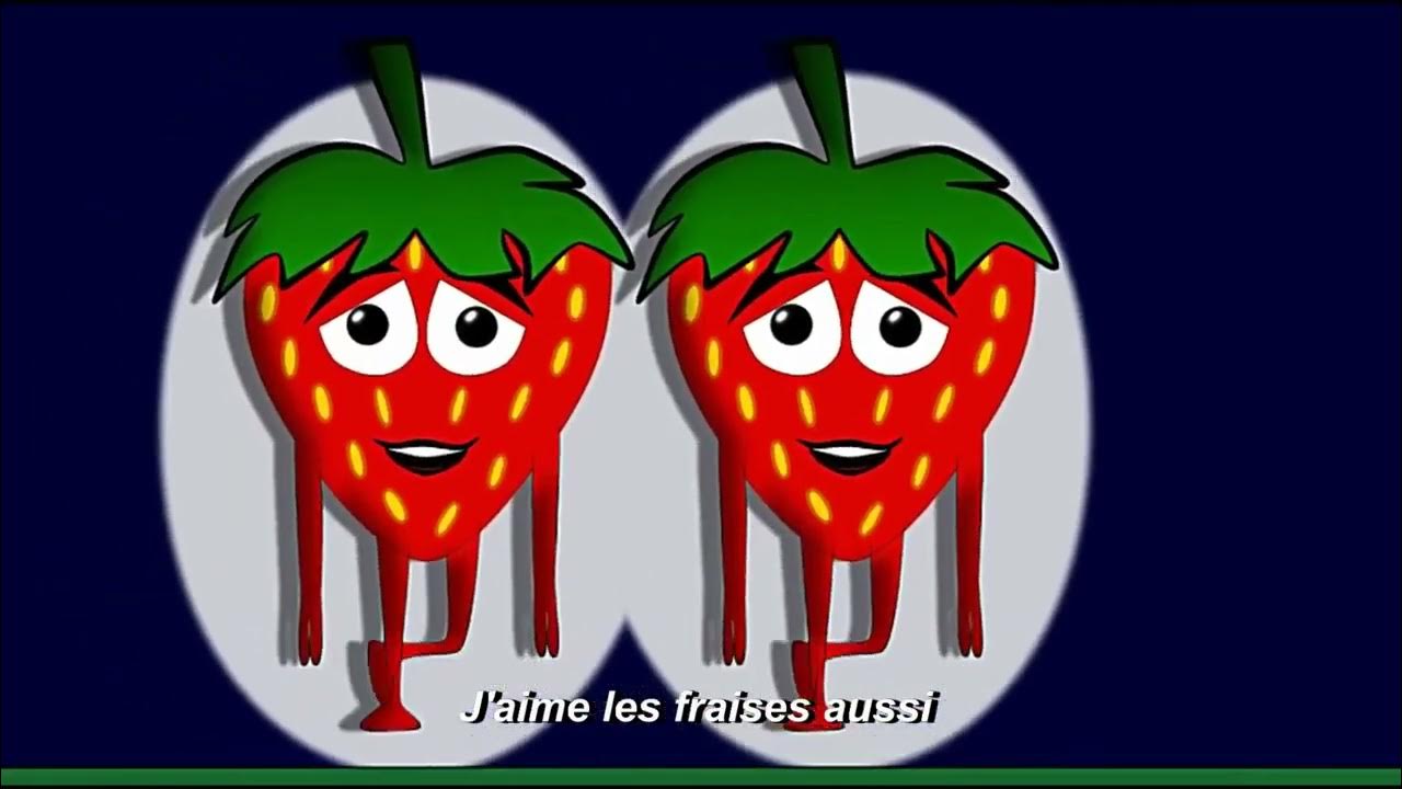 J'aime les fruits alain le lait I like fruits - YouTube