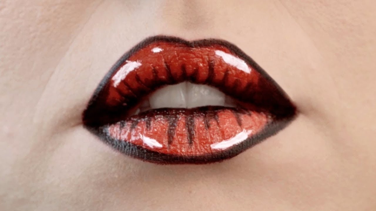 Lábios Pop Art - YouTube