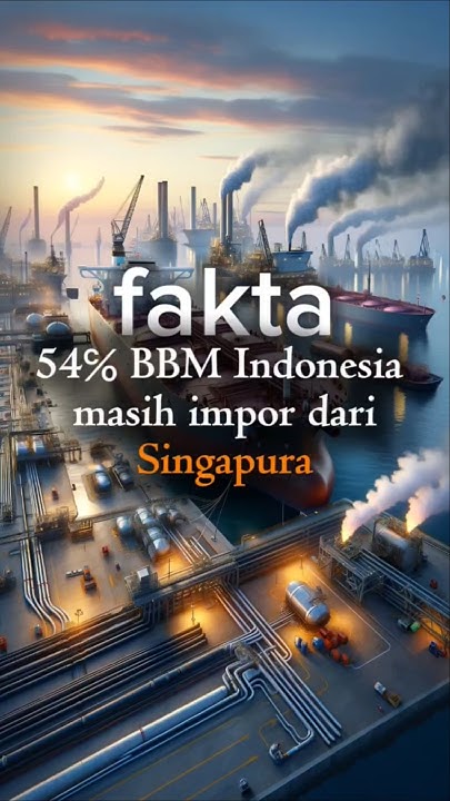 Ironis, 54℅ BBM Indonesia masih impor dari Singapura #shorts #beritaterkini - YouTube
