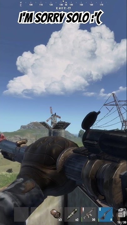 Waterpipe slug with a laser and 4x scope on the homie #rust # ...
