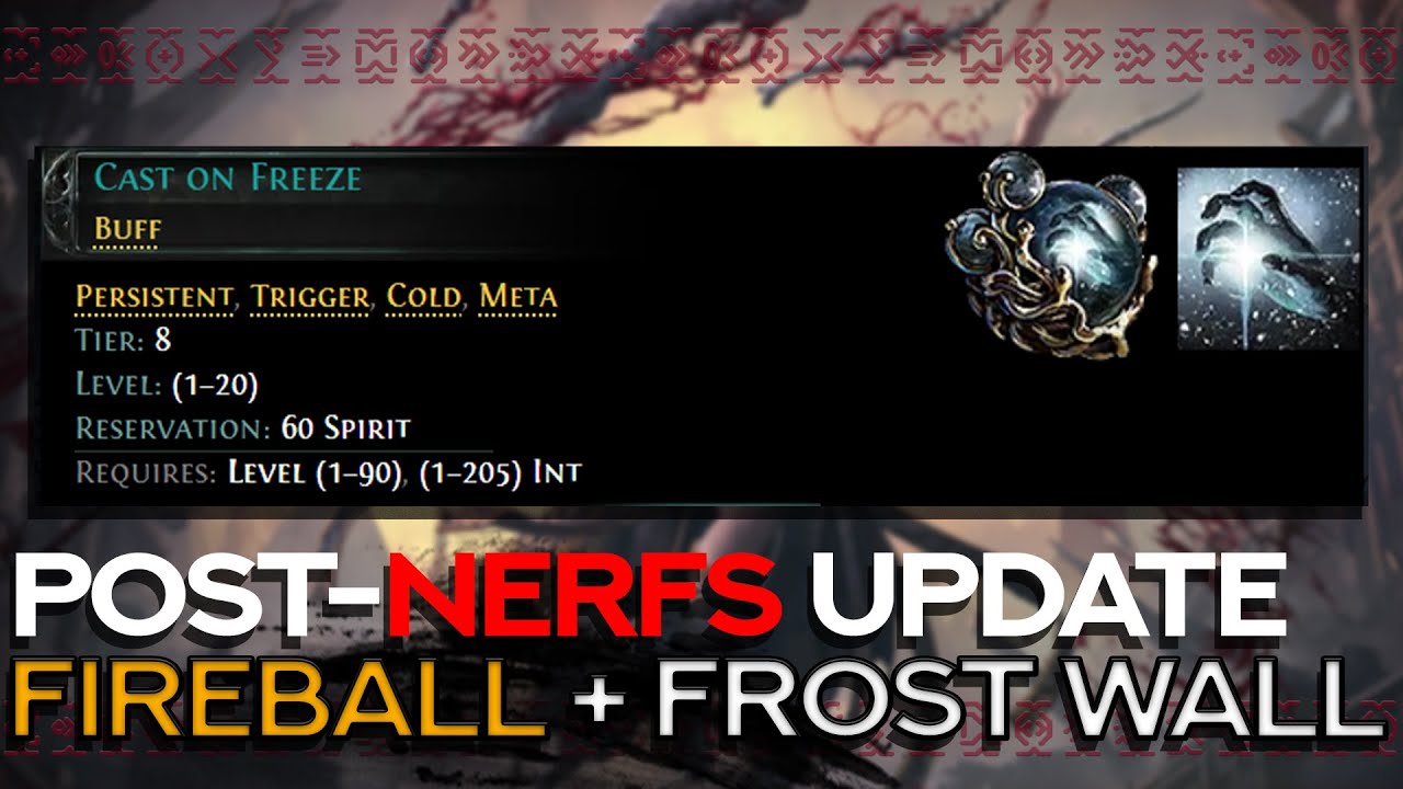 Goratha's POE2 Fireball Frostwall Blood Mage - UPDATE AFTER CAST ON ...