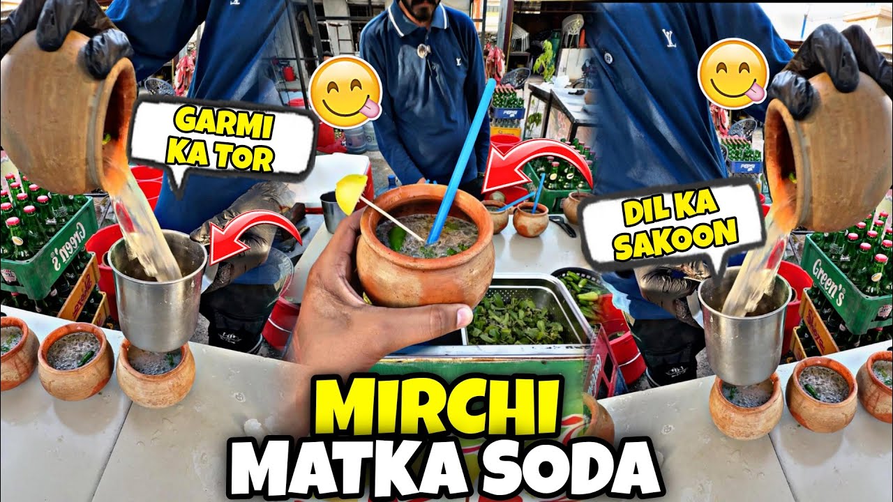 Mirchi Matka Soda | Most Unique Summer Drink 😍 - YouTube