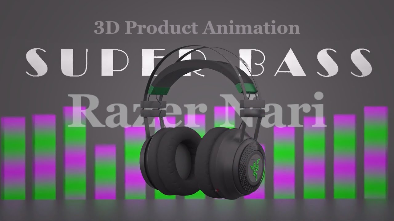 Razer Nari Headphone Full Commercial | 3D Product Animation Reels - YouTube