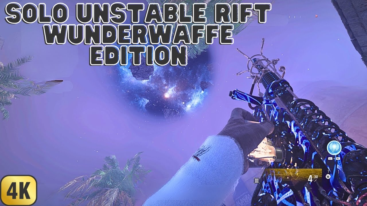 Solo Unstable Rift WUNDERWAFFE DG-2 EDITION - MW3 Zombies - YouTube