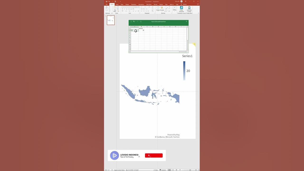 Cara Bikin Chart Map di Powerpoint - 1 Menit Belajar Powerpoint - YouTube