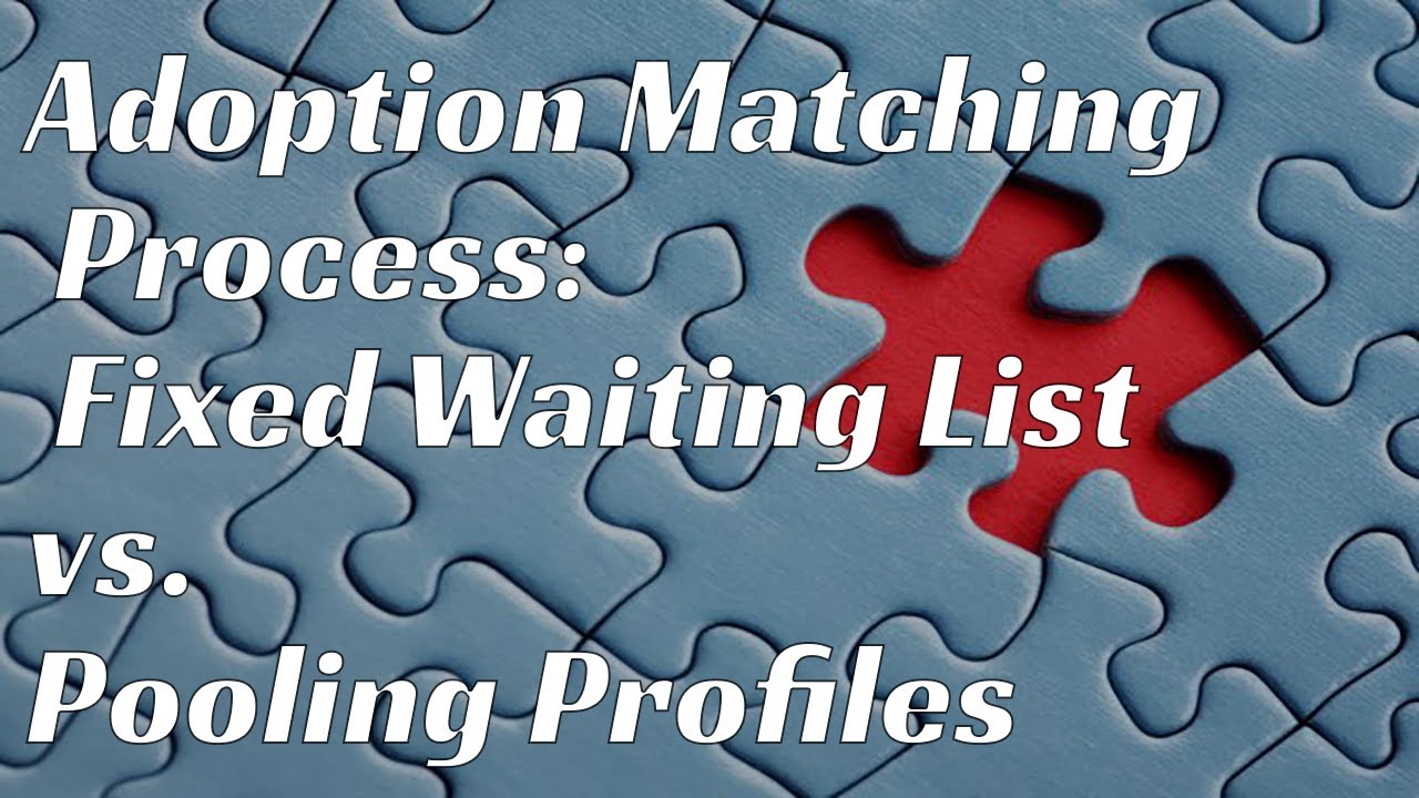 Adoption Matching Process: Fixed Waiting List vs. Pooling Profiles ...