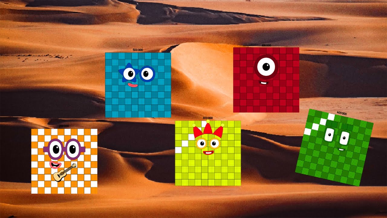 Numberblocks Band But Hundred Thousands NEW VERSION - YouTube
