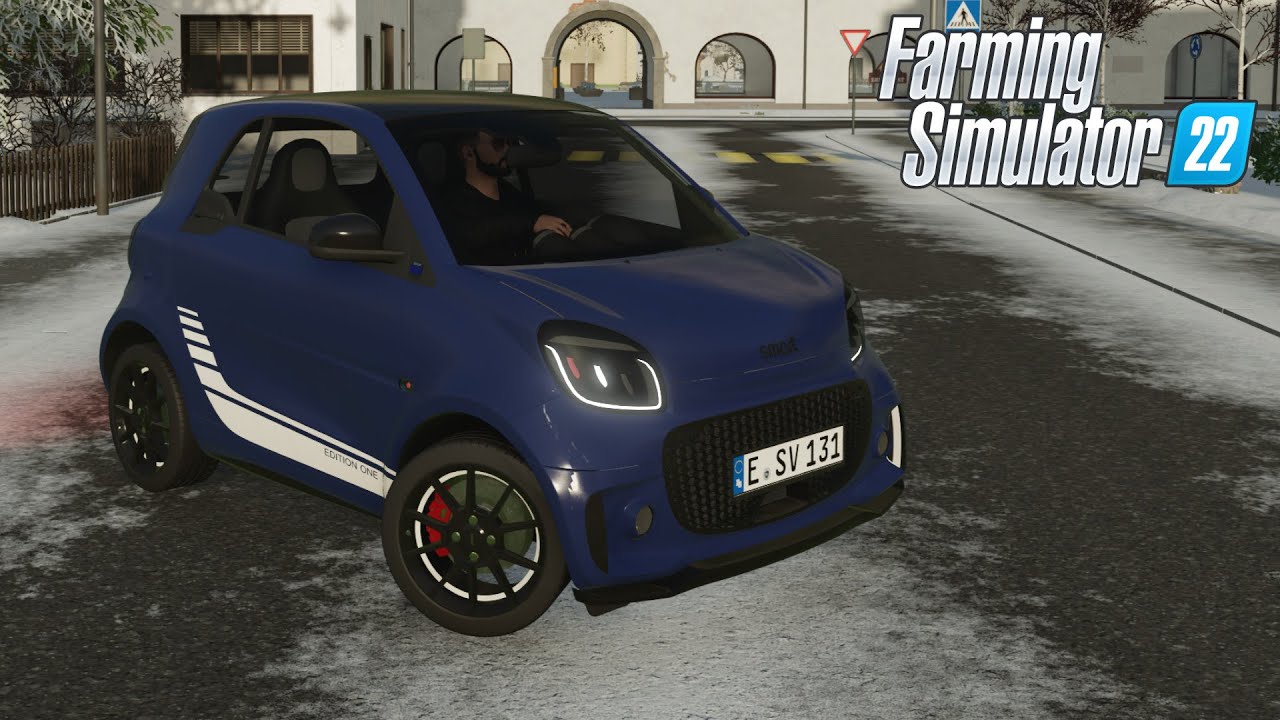 Smart ForTwo EQ - Farming Simulator 2022 [FS22 LS22 Vehicle Mod] # ...
