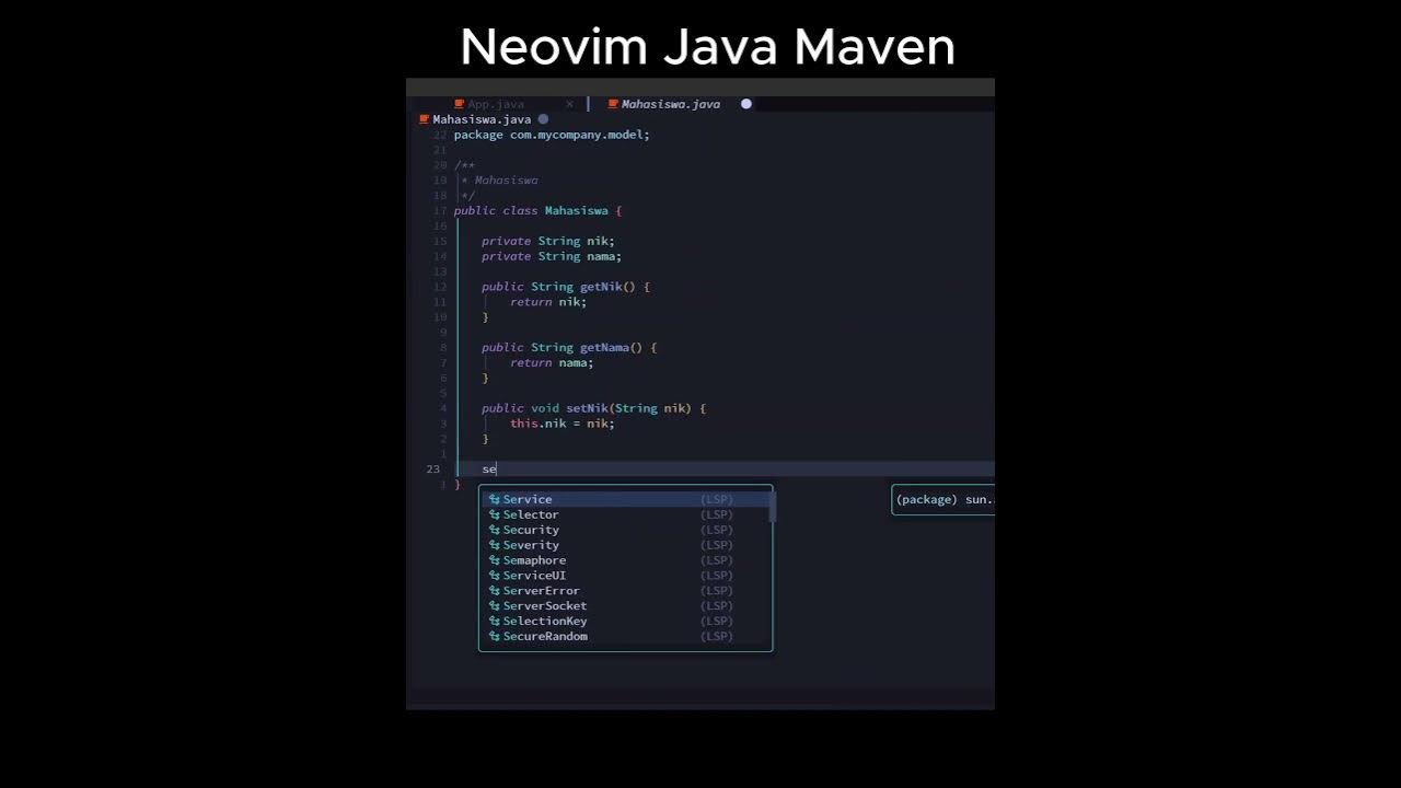 Neovim Java Maven Project Pojokcode Tutorial Expressjs Reactjs Python Mysql Reactjs Youtube